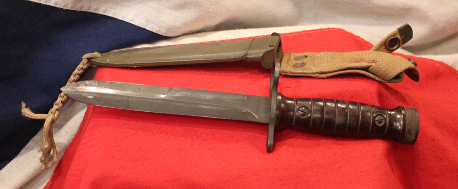 The Lanes Armoury | Dutch M4 Bayonet for the M1 Carbine, Scabbard and ...
