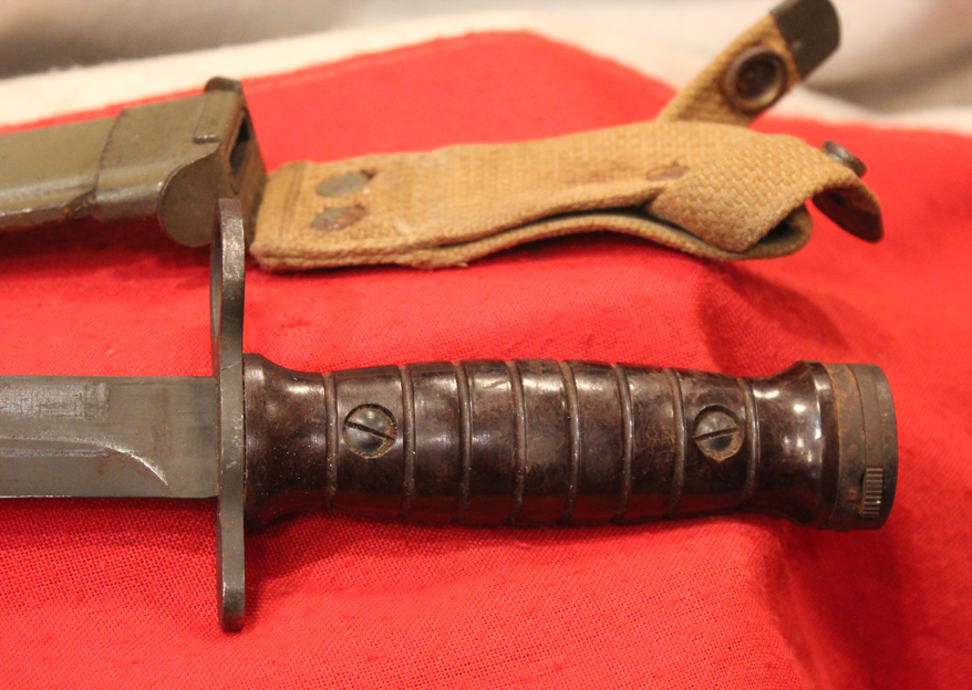 The Lanes Armoury | Dutch M4 Bayonet for the M1 Carbine, Scabbard and ...