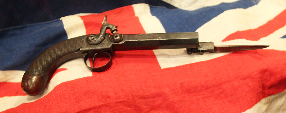 The Lanes Armoury | A Very Good 19thC. Ship Captain's Spring-Bayonet ...