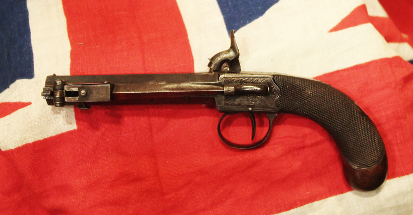 The Lanes Armoury | A Very Good 19thC. Ship Captain's Spring-Bayonet ...