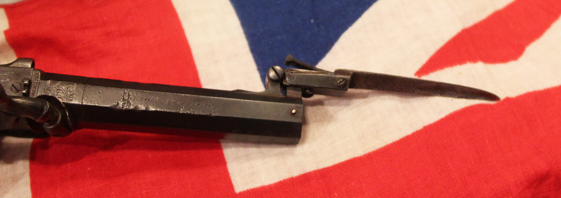 The Lanes Armoury | A Very Good 19thC. Ship Captain's Spring-Bayonet ...