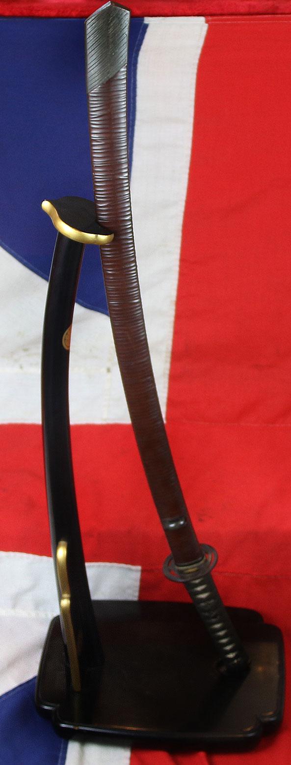 The Lanes Armoury | A Most Beautiful Tachi-kake Samurai Sword Stand ...