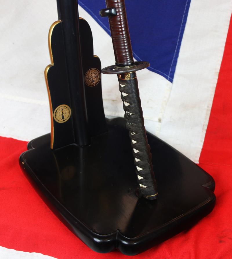 The Lanes Armoury | A Most Beautiful Tachi-kake Samurai Sword Stand ...