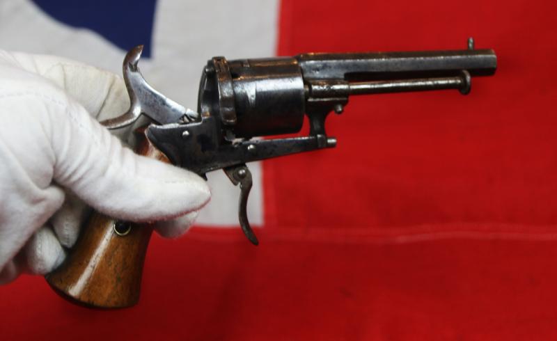 The Lanes Armoury | 19th Century, 1858 Lefrauchaux 7mm Pinfire Pocket ...