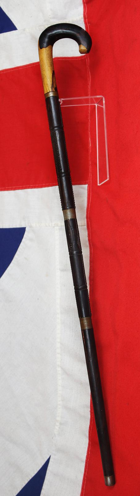 The Lanes Armoury | A Scarce & Very Powerful Antique Sword Stick With ...