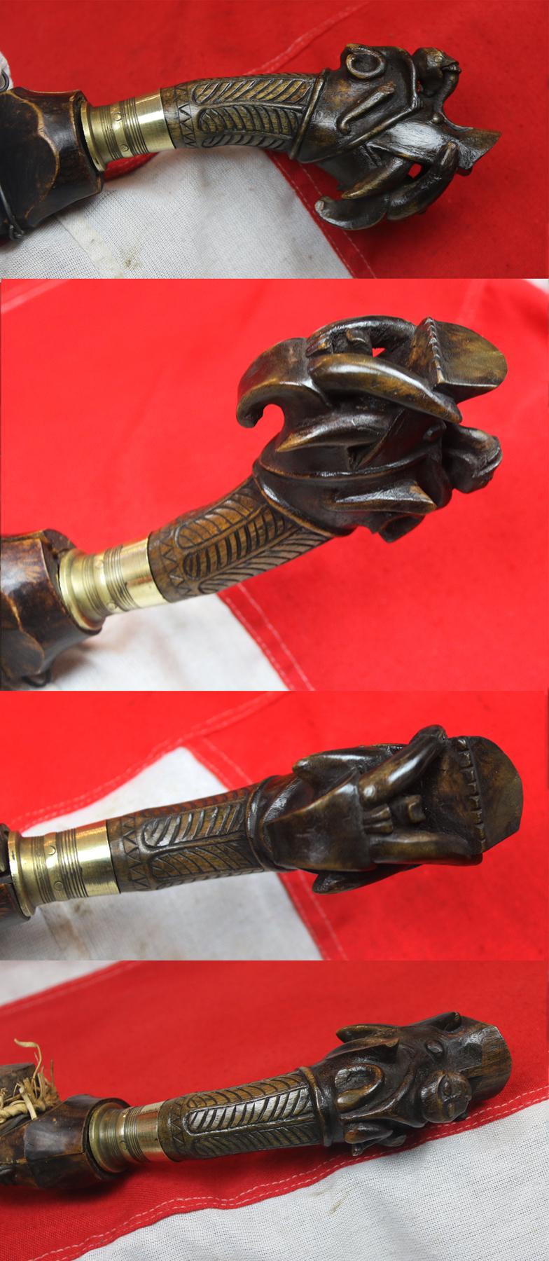The Lanes Armoury | An Original Indonesian Nias Balato Dragon Head ...