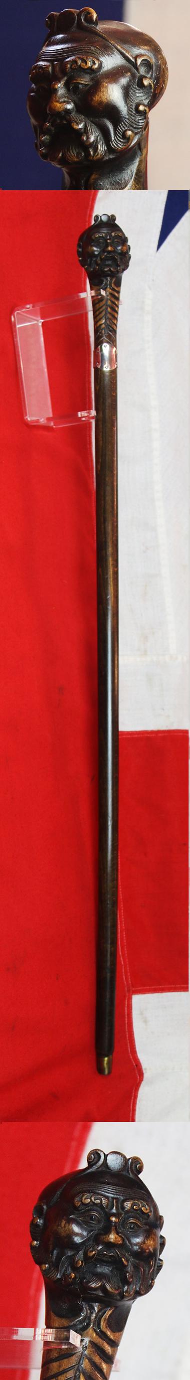 The Lanes Armoury | A Superb Japanese Edo Carved Suteki Samurai Walking ...