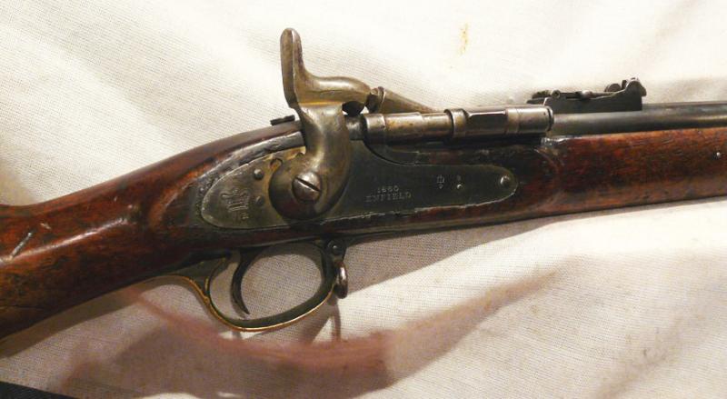 The Lanes Armoury | An Enfield 3 Band Rifle,1853 Pattern, Made in 1860 ...