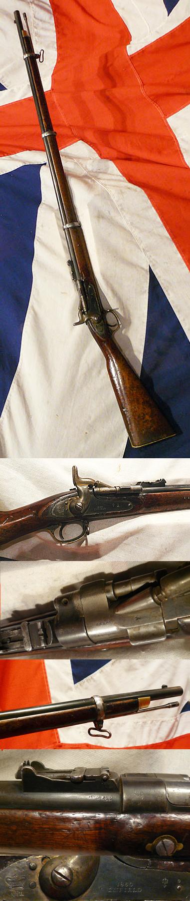 The Lanes Armoury | An Enfield 3 Band Rifle,1853 Pattern, Made in 1860 ...