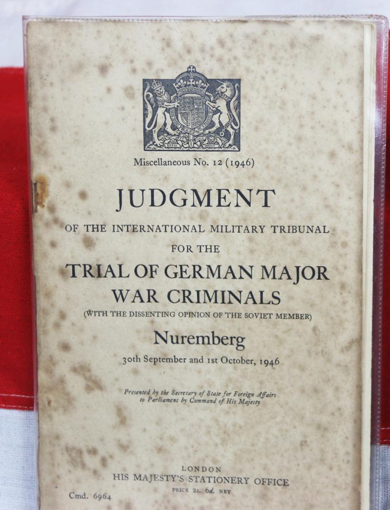 The Lanes Armoury | Three Softback Books From the Nuremberg Trials 1946 ...
