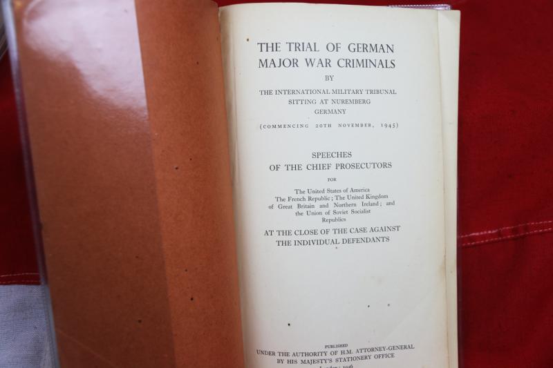 The Lanes Armoury | Three Softback Books From the Nuremberg Trials 1946 ...