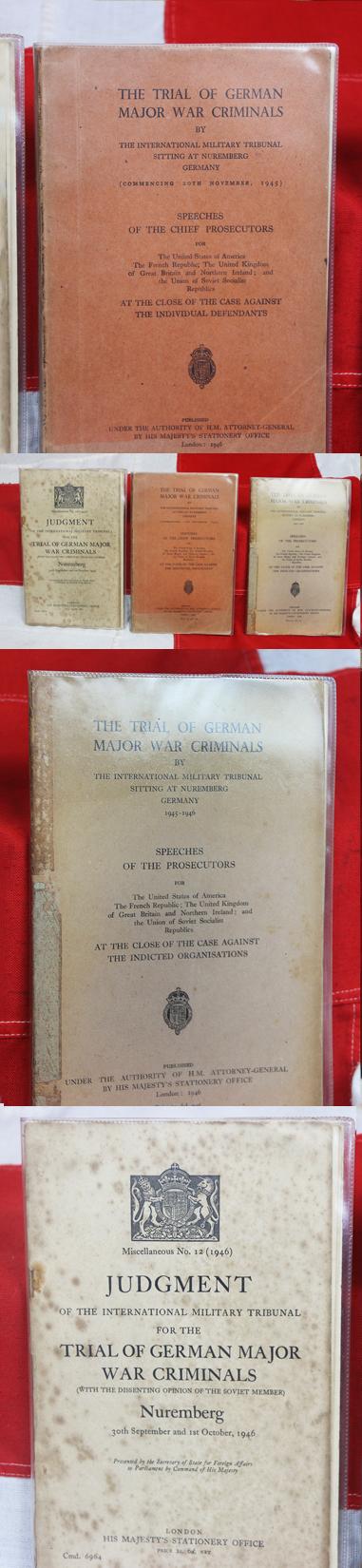 The Lanes Armoury | Three Softback Books From the Nuremberg Trials 1946 ...